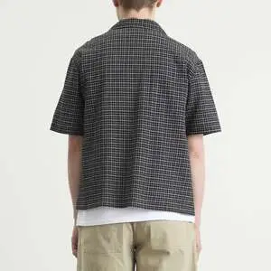 CAFÉ MOUNTAIN Loose Check Vacation Shirt