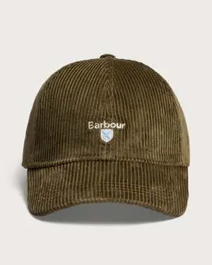 Barbour Preston Cord Cap - Olive
