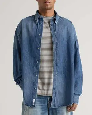 Acne Studios Setar Easy Blue Denim Shirt
