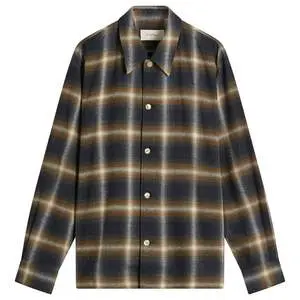 SECOND / LAYER Logan Ombre Long Sleeve Check Shirt