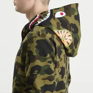A BATHING APE 1st Camo Full Zip Shark Hoodie
