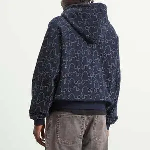 TTT MSW Dog Embroidery Zip Hoodie