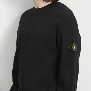Stone Island Waffle Crew Neck Sweatshirt