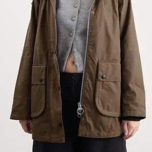 Barbour X Margaret Howell Stand Collar Parka Jacket