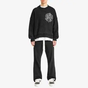 COLE BUXTON Collegiate Crest Knit Sweater