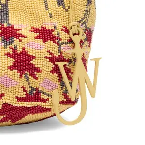 JW Anderson Mini Beaded Shopper | Cotton/canvas | End Clothing