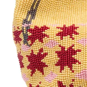 JW Anderson Mini Beaded Shopper | Cotton/canvas | End Clothing