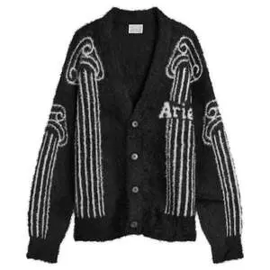 Aries Oversized Chenille Column Knit Cardigan