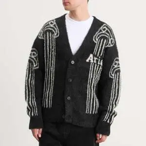 Aries Oversized Chenille Column Knit Cardigan