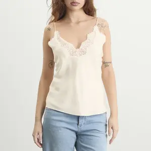 RÓHE Lace Silk Camisole