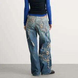Acne Studios Jewellery Printed Jeans