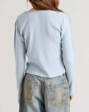 MAISON MARGIELA Foiled Longsleeve Top