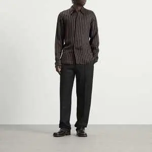 Dries Van Noten Stripe Cupro Shirt