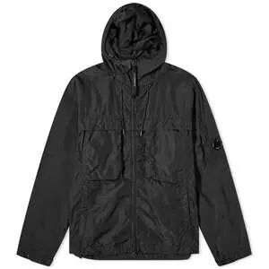 C.P. COMPANY Chrome-r Hooded Jacket - Black