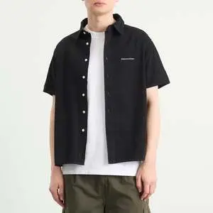 THISISNEVERTHAT Washed Denim Shorts Sleeve Shirt
