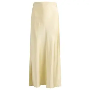 ANINE BING Bar Silk Skirt - Cream