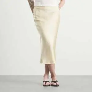 ANINE BING Bar Silk Skirt