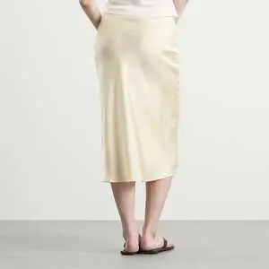 ANINE BING Bar Silk Skirt