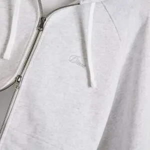 DIME Cursive Logo Zip Hoodie