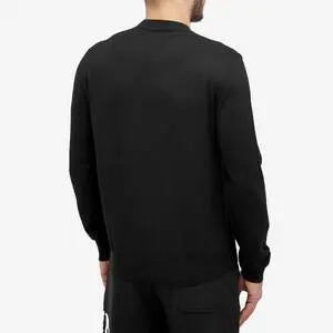 Amiri Smoke Logo Intarsia Crew Sweater Sweatshirt