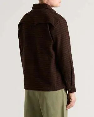 Barbour Heritage + Hatfield Os Houndstooth Overshirt
