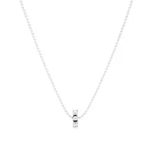 MAPLE Orbit Pendant & Ball Chain Necklace - Silver