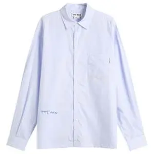 TTT MSW Regular Collar Shirt - White Stripe