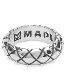 MAPLE Quilted Band Ring