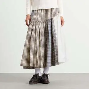 STORY MFG. Precious Patchwork Pine Skirt Exclusive | | 100% Cotton | End Clothing