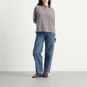 DAMSON MADDER Remie Rugby Top | 100% Cotton | End Clothing