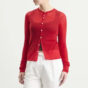 Auralee Cashmere Knit Cardigan