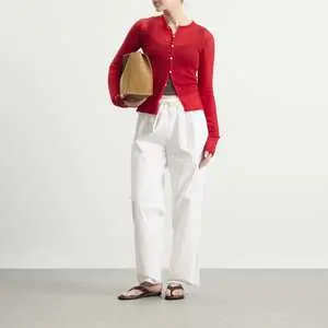Auralee Cashmere Knit Cardigan