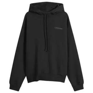 Calvin Klein Terry Quilted Hoodie - Black