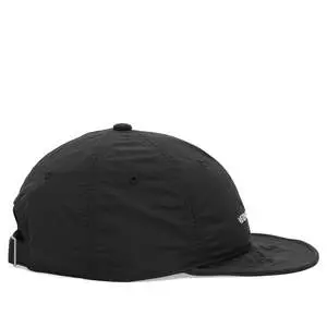 DANTON Nylon Taffeta 6 Panel Cap - Black