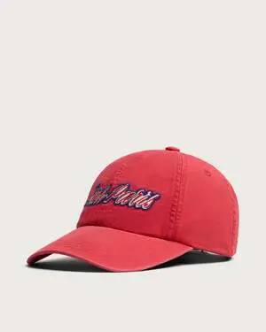 AMI Paris Washed Cotton Embroidered Cap