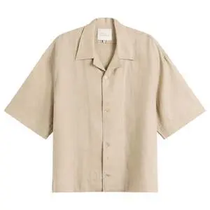 Studio Nicholson Oryn Shorts Sleeve Shirt - Sand