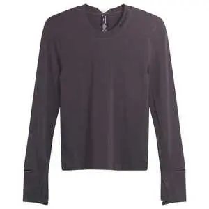 BANDIT Wool Long Sleeve Seamless Crewneck - Shadow