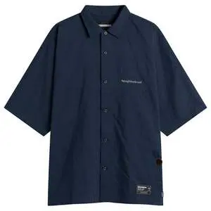 NEIGHBORHOOD Dolman Logo Shorts Sleeve Shirt - Navy