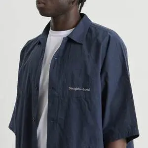 NEIGHBORHOOD Dolman Logo Shorts Sleeve Shirt