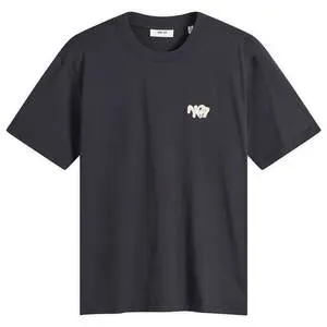 Nn07 Adam Twin Needle Embroidered T-shirt