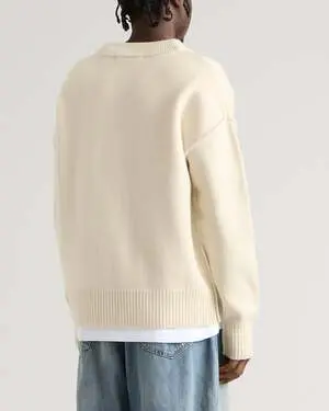 AMI Paris Contrasted Adc Cardigan