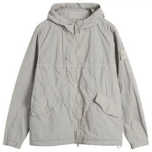 Stone Island Ghost Piece Nylon Smerigliato Shorts Parka Jacket - Dust
