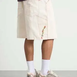 STORY MFG. Hand Embroidered Lush Carpenter Shorts