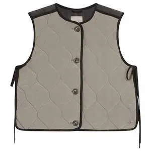STEL Contrast Quilted Vest Jacket