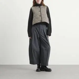 STEL Contrast Quilted Vest Jacket
