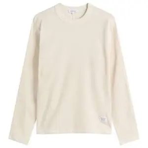Norse Projects Stevns Military Rib Long Sleeve T-shirt - Ecru