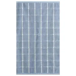 BAINA Devon Bath Mat - Celeste/chalk
