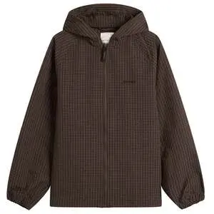 Gramicci Northside Plaid Hooded Jacket - Deep Brown