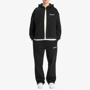 ANNIE HOOD Logo Zip Hoodie