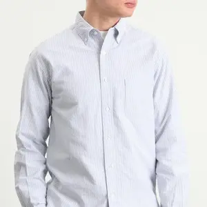 BEAMS Button Down Candy Stripe Shirt